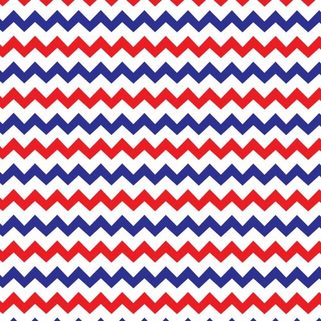Red White Blue Chevron 12" Pattern Heat Transfer Vinyl / Siser Easy Pa