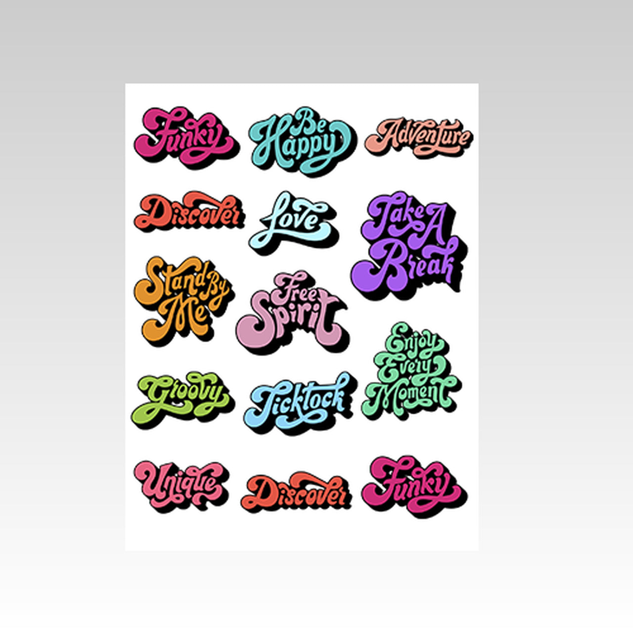 Adhesive Vinyl Sublimation Sticker Sheets