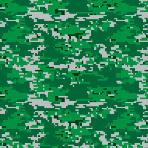 Green Digi Camo 12" Pattern Heat Transfer Vinyl / Siser Easy Patterns