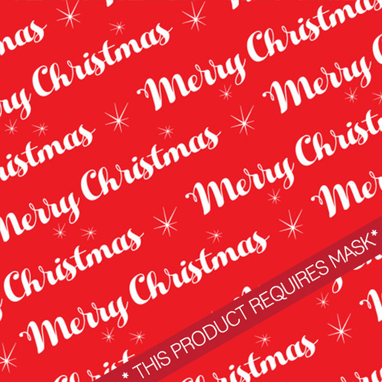Merry Christmas 12" Pattern HTV / Siser Easy Patterns / Printed HTV
