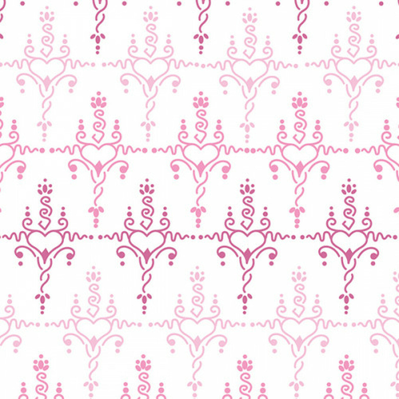 Pink Henna 12" Pattern Heat Transfer Vinyl / Siser Easy Patterns / Pri