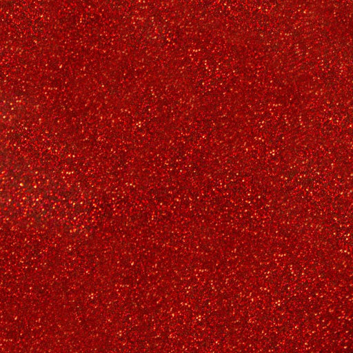12" Siser Glitter Heat Transfer Vinyl - Red