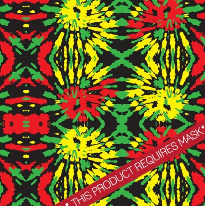 Rasta 12" Pattern Heat Transfer Vinyl / Siser Easy Patterns / Printed