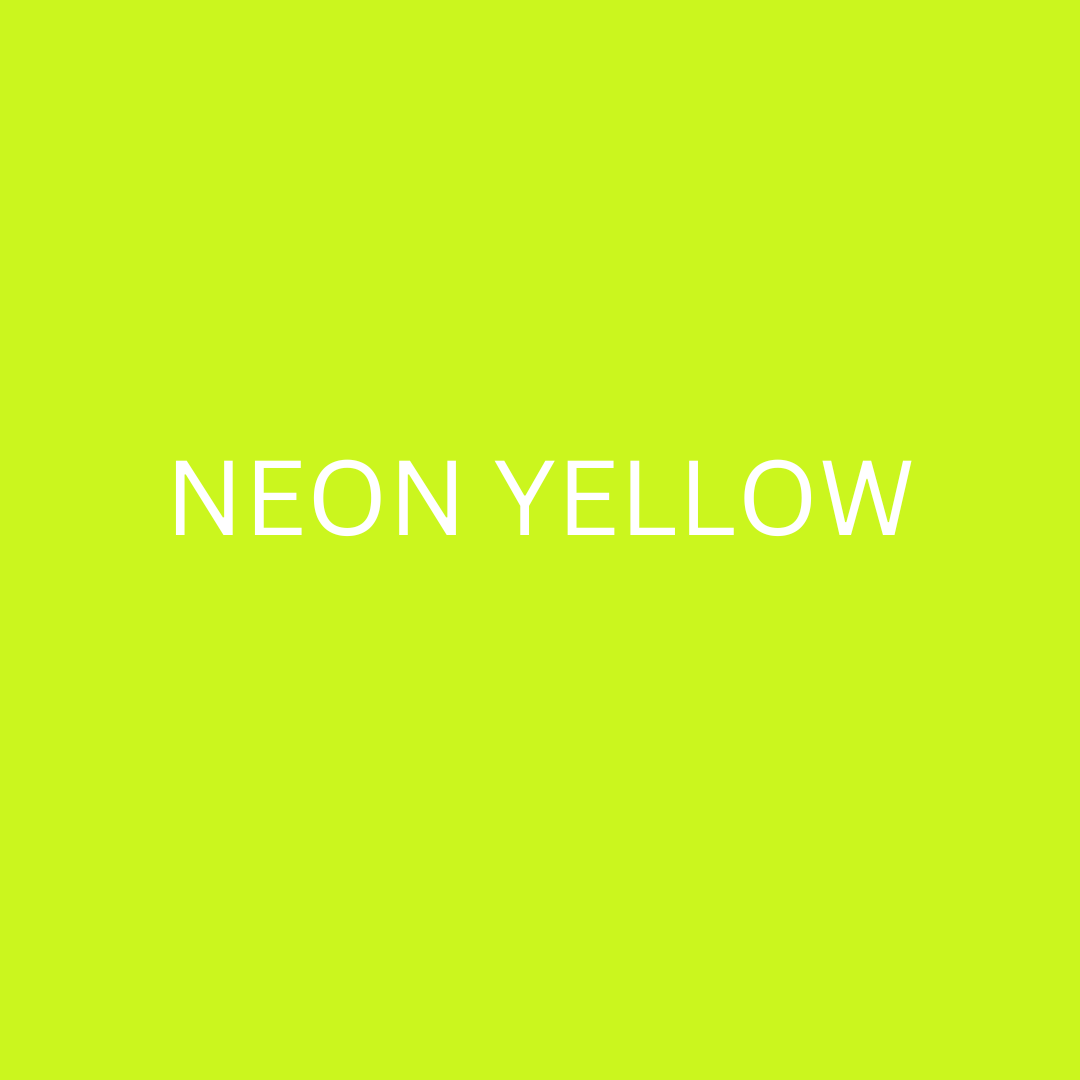 3D Super Puff Heat Transfer Vinyl - Neon Yellow