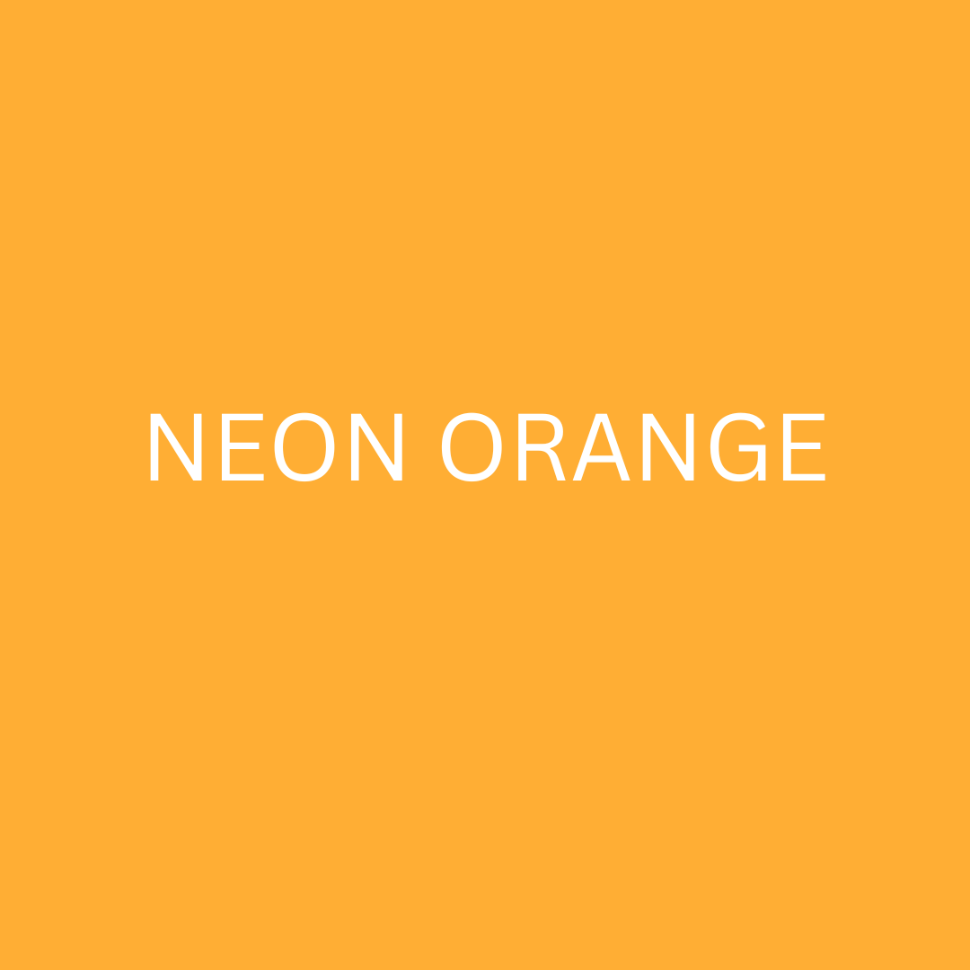 3D Super Puff Heat Transfer Vinyl - Neon Orange
