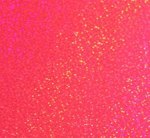 Holographic Sparkle Neon Pink Permanent Vinyl | Permanent Adhesive Vin