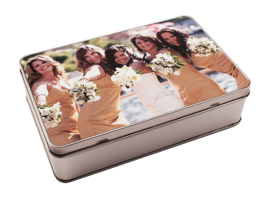 Sublimation Tin Box W/ Insert 5-1/4" X 8"